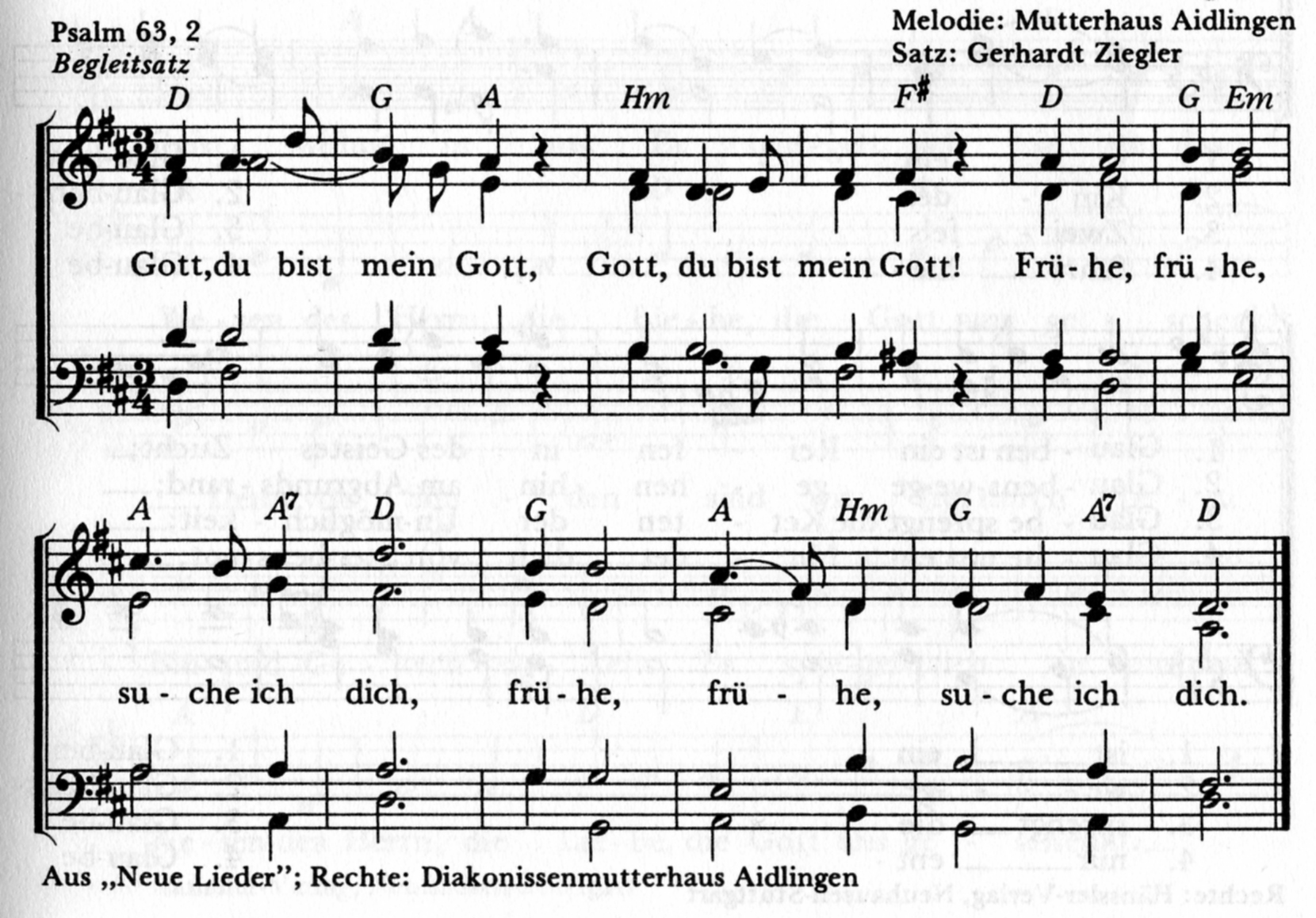 Gott, du bist mein Gott | Sermon-Online